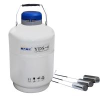 China Vertical Tanks Cryogenic Container YDS-6 Nitrogen Flask for Sheep Embryo Cell Storage for sale