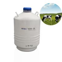 China 10L Aluminum Alloy Liquid Nitrogen Transport Semen Container for Cattle Yds-10/20/30 for sale