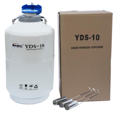 China 10L Dewar Husbandry and Agricultural Equipment Ideal for Nitrogen Liquid Storage for sale