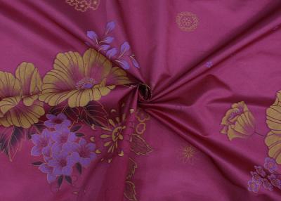China Skin Friendly Mattress Quilting Fabric Printed Bronzing Powder 110gram for sale