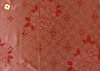 China Orange Mattress Quilting Fabric Woven Warp Knitting Printing for sale
