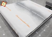 China 550gsm Polyester Quilted Fabric Heather Grey Graphene Fabric for sale