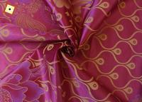 China Polyester Red Printed Warp Knitted Fabric 110gsm For Mattress Sofa for sale
