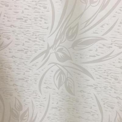 China Foldable Recycled 70g/M2 Polyester Tricot Fabric With White Flower Print for sale