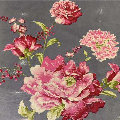 China 2.3m Wide 100gsm Polyester Tricot Fabric Flower Printing For Mattress Cover for sale