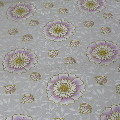 China Breathable 5mm Polyester Satin Fabric With Flower Pattern Printing for sale