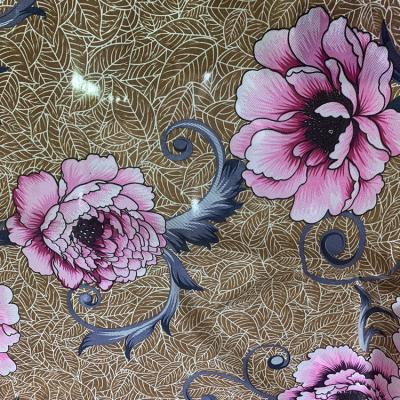 China Stretch 80g/M2 Knitted Mattress Fabric Allergy Resistant With Peony Pattern for sale