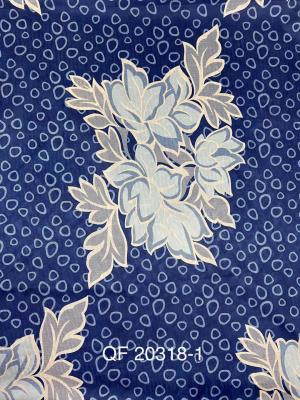 China Fire Retardant Tricot Knit Fabric 75gsm Stretch Blue Color for sale