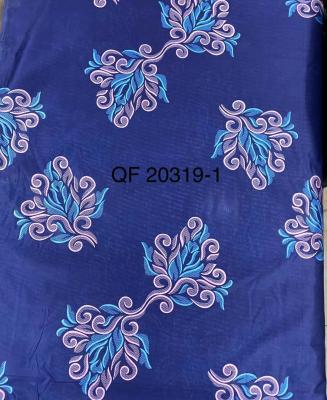 China Anti Dustmite Polyester Tricot Material 85g/M2 Navy Blue for sale