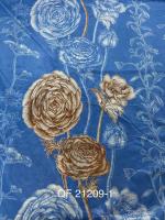 China Custom Flower Jacquard Mattress Quilt Fabric For Home Textile 100gsm for sale