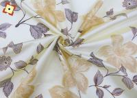 China Colour Printed Flower Tricot Mattress Fabric Custom Knitted Anti Sensitive for sale