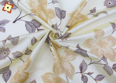 China Colour Printed Flower Tricot Mattress Fabric Custom Knitted Anti Sensitive for sale