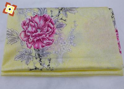 China Custom Printed Brushed Polyester Microfiber Fabric Shrink Resistant for sale