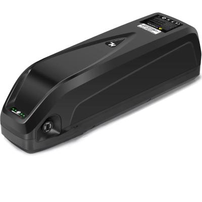 China Down Tube Hailong Lithium Battery 36V 17.4Ah 21Ah 18650 for Electric Bicycle for sale