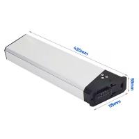 China Hidden Folding Electric Bike Battery 48v 12.8ah For 500w 750w Electric Bike for sale