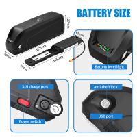China Hailong Ebike Battery 48V/52V 10.4Ah/15.6Ah/18.2Ah with High-Rate Continuous Discharge for Electric Bikes for sale
