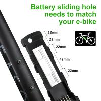 China Custom 48V 13Ah Hailong Ebike Battery with 18650 Li-ion Battery Cells for Electric Bicycle for sale