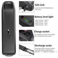 China 36V/48V Hailong Ebike Battery with 18AH/20AH/25AH/15.6AH Capacity and Grade-A 18650/21700 Lithium-ion Cells for sale