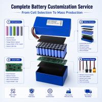 China Custom 36V/52V/72V Lithium Battery Pack with High-Performance BMS for Electric Scooters and E-Bikes for sale
