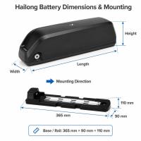 China Hailong E-Bike Battery 48V 20Ah with 13S4P Configuration and 21700 Lithium Cells for sale