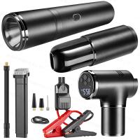 China 4-in-1 Car Jump Starter with 800A Starting Current 150psi Air Pump and 8000Pa Vacuum Cleaner for sale