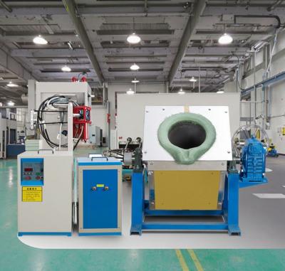 China Complete Medium Frequency Induction Metal Melting Furnace PLC Control 380V / 50Hz for sale