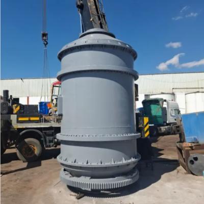 China Gas Burner System Lead Smelting Rotary Furnace 1t To 100t for sale