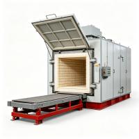 China Trolley Type Furnace For Metal Heat Treatment Machine for sale