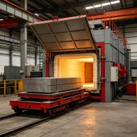 China Trolley Type Furnace For Metal Heat Treatment Machine for sale