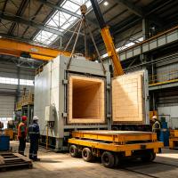 China Trolley Type Furnace For Metal Heat Treatment Machine for sale