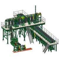 China Fully Automatic Lead Cathode Casting Plate Making Production Work Line for sale
