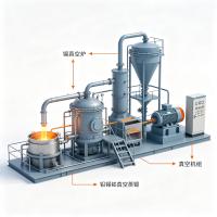 China Vacuum Tin Furnace for Lead Tin Antimony Alloy Separation Processing Plant for sale