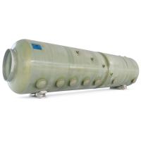 China Chemical Resistant FRP Scrubber Tower For Smelter Acid Fume Removal for sale