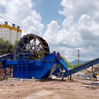 China Low Fine Ore Loss Wheel Bucket Sand Washer with Water-Saving Design for 24h Continuous Running for sale