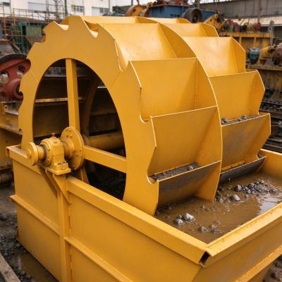 China Low Fine Ore Loss Wheel Bucket Sand Washer with Water-Saving Design for 24H Continuous Running in Quarry and Mineral Production Lines for sale