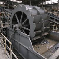 China High Manganese Steel Lining Wheel Bucket Sand Washer with Compact Structure and Low Fine Ore Loss for Metallurgical Ore Washing for sale