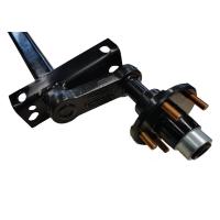 China 2200 Lbs Rubber Torsion Axle with 5-Bolt PCD 114.3 Hub and 1-2/20 UNF Wheel Nuts for Light Trailers for sale