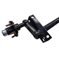 China 1500kg Trailer Torsion Axle with 8 Inch Mechanical Drum Brake - 80mm Square Tube for sale