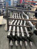 China 1500kg Trailer Torsion Axle with 8 Inch Mechanical Drum Brake - 80mm Square Tube for sale