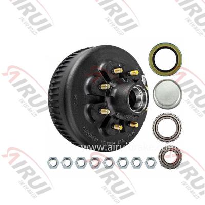China 8000 Pound Trailer Brake Drum with ISO/TS 16949 Certification for Heavy-Duty Towing Applications for sale