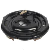 China Black 12'' x 2-1/4'' Electric Trailer Brake Assembly with Parking Lever - 3000 Lbs Capacity, 12V System for sale