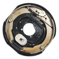 China Black 12'' x 2-1/4'' Electric Trailer Brake Assembly with Parking Lever - 3000 Lbs Capacity, 12V System for sale