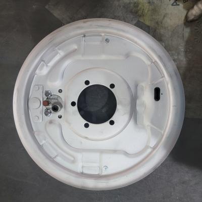 China 12'' Hydraulic Brake Assembly with Parking Lever 3500-7000 Lbs Capacity for Trailer Applications for sale