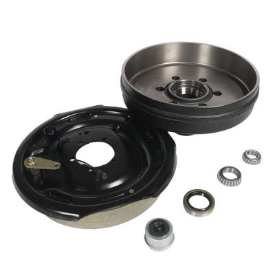 China Airui 12 Inch 5-Stud Trailer Hub Assembly with Self-Adjusting Electric Brakes - 5x5 Bolt Pattern for sale