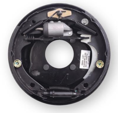 China 10'' x 2.25'' E-Coated Hydraulic Trailer Brake with Parking Lever - 3500 lb Capacity Uni-Servo Design for sale