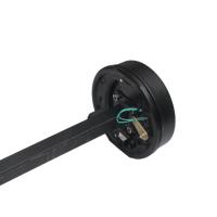 China 45mm Square Boat Trailer Axle 1200-2000kg Capacity with 10 Inch Electric Brakes and 745mm Hub Face for sale