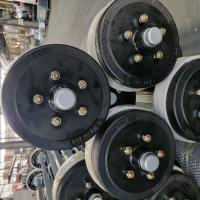 China 50mm Square Tube Trailer Axle with Hydraulic Brake System 1200-2000kg Capacity 10