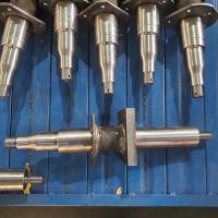 China 3500 lb Trailer Axle Spindle 60mm with Mounting Plate for Unbraked Truck and Boat Trailers for sale
