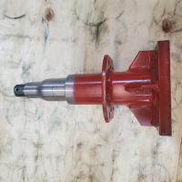 China 2000kg Capacity 60×300mm Trailer Axle Spindles with Mounting Plate for 12 Inch Brake Drums for sale