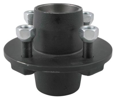 China 4'' PCD Trailer Axle Idler Hub Assembly HT250 QT450 4-Bolt for 900kg Axles for sale